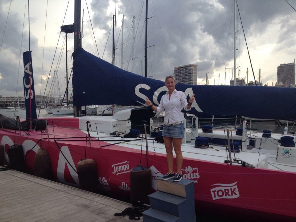 ANGELA BRANDSMA VOLVO OCEAN RACE VLOGGER - watersport-tv