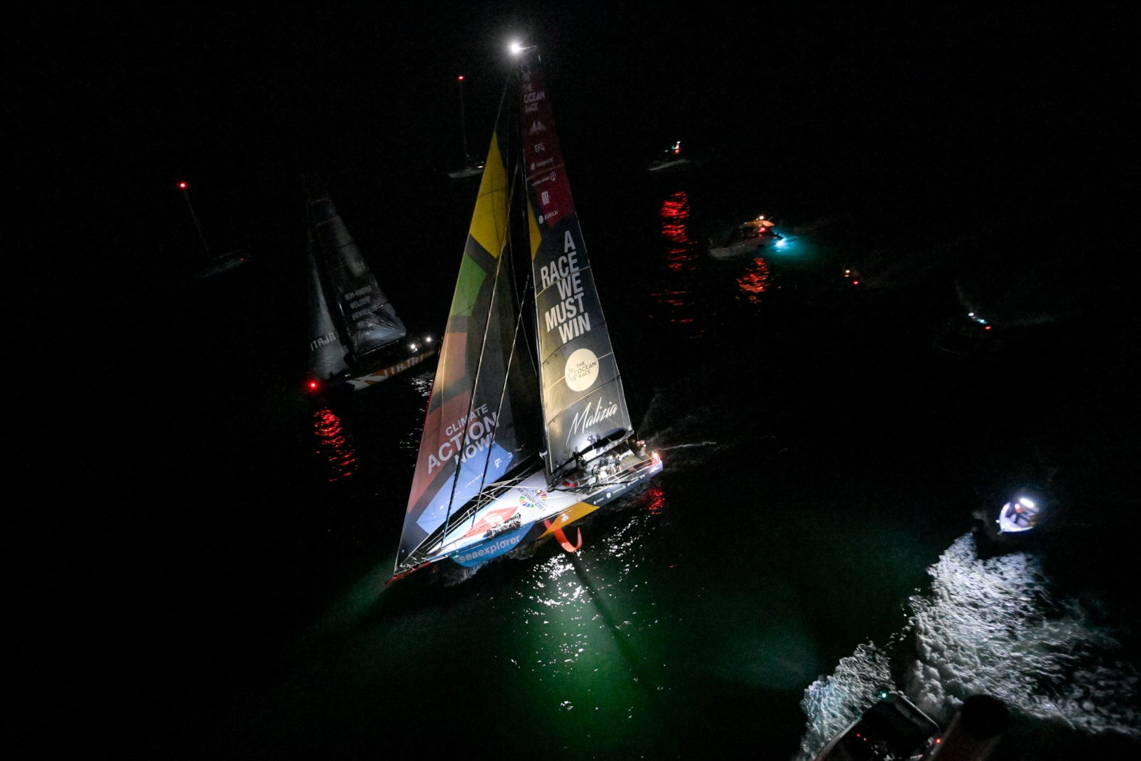 Team Malizia met Rosalin Kuiper wint derde leg Ocean Race (+video ...