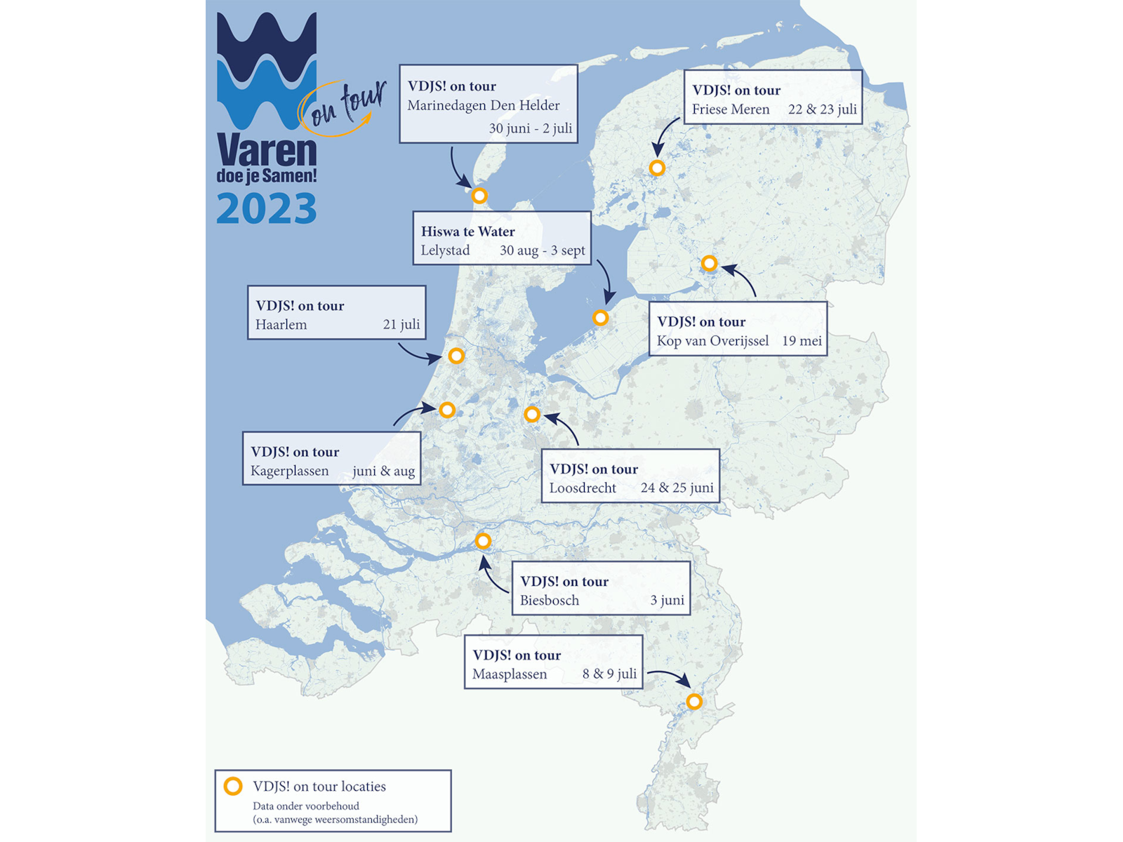 Varen doe je Samen!’ on Tour gaat weer van start! - watersport-tv